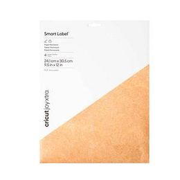 CRICUT™ Joy Xtra Smart Label Papier für Schneideplotter braun 24,1 x 30,5 cm, 4 St.