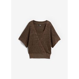 bonprix Ajour Pullover - 2 in 1