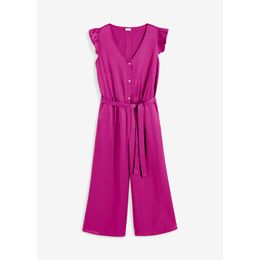 bonprix Satin-Overall mit Volants