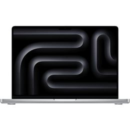 Apple MacBook Pro (2023), Notebook mit 14 Zoll Display, Apple M3 Chip, 18 GB RAM, 18-Core GPU, 1 TB SSD, Silber