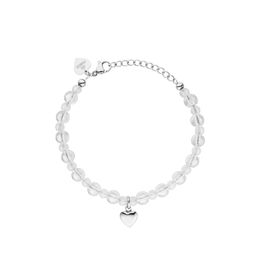 PURELEI White Heart Armband, verstellbare Länge