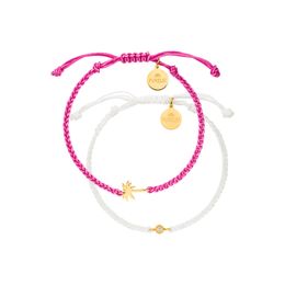 PURELEI Pink Island Armband Set