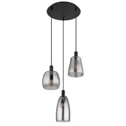 SONSTIGE GLOBO Lighting Hängeleuchte GARRI (DH 43x150 cm) DH 43x150 cm schwarz Hängelampe Pendelleuchte Pendellampe