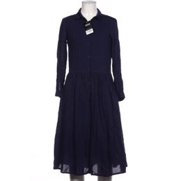 hessnatur Damen Kleid, marineblau, Gr. 34