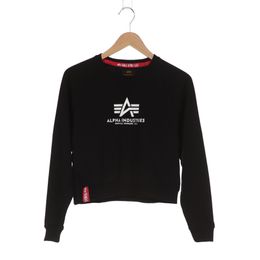 Alpha Industries Damen Sweatshirt, schwarz