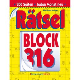 Bassermann Rätselblock 316 (5 Exemplare à 2,99 EUR) - Eberhard Krüger, Kartoniert (TB)