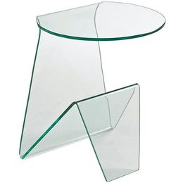 Beistelltisch PAROLI Tische Gr. B/H/T: 45 cm x 41 cm x 41 cm, farblos (transparent, transparent, transparent) Beistelltische