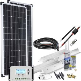 OFFGRIDTEC Solaranlage "mPremium L-200W/12V" Solarmodule baumarkt Solartechnik