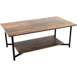 Couchtisch PAROLI Tische Gr. B/H/T: 110 cm x 42 cm x 60 cm, schwarz (schwarz, holz, schwarz, holzoptik) Couchtische eckig