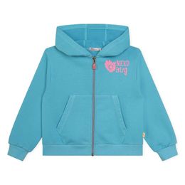 Billieblush Sweatjacke, Kapuze, Baumwolle, für Kinder, blau, 104