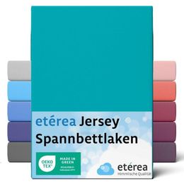 Comfort Jersey Spannbettlaken Ocean 100x200 cm - 120x200 cm - Ocean - Etérea