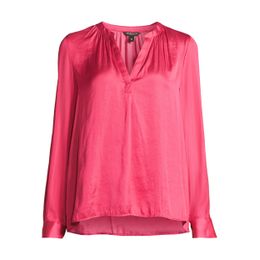 Manguun collection Bluse, V-Ausschnitt, für Damen, rot, 42