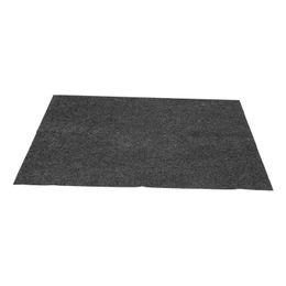 Tolletour - Grillteppich Bodenschutzmatte Grillteppich Outdoor Grau 75x120cm - Grau