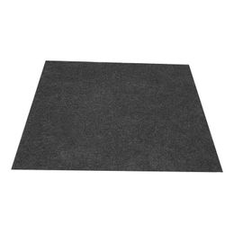 Tolletour - Grillteppich Bodenschutzmatte Grillteppich Outdoor Grau 80x120cm - Grau