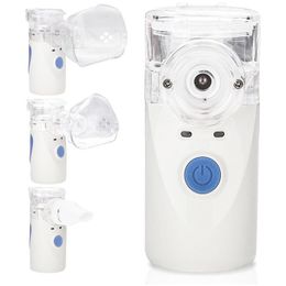 VINGO Inhalator-Vernebler, tragbarer leiser Vernebler, für Kinder und Erwachsene mit Mundstück