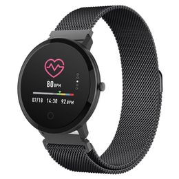 Forevive Fitness Tracker Wasserdicht IP67 Multi-Sport-Funktion Armband Uhr Bluetooth Smart Watch Schrittzähler Pulsmesser Schwarz kompatibel mit