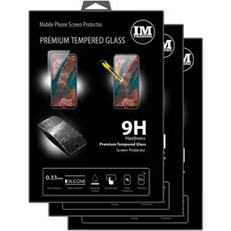 Huawei Cofi1453 3X Panzer Schutz Glas 9H Tempered Glass Display Schutz Folie Display Glas Screen Protector kompatibel mit Nokia X20 5G