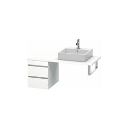 Duravit DuraStyle Unterschrank für Konsole, 2 Schubkästen, 400mm, Farbe (Front/Korpus): Nussbaum Natur Dekor - DS533607979