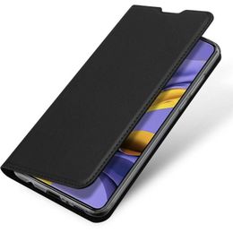 MARKENLOS Buch Tasche kompatibel mit Xiaomi Poco M6 Pro Handy Hülle Etui Brieftasche Schutzhülle mit Standfunktion, Kartenfach Schwarz