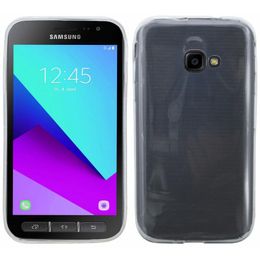 MARKENLOS - Samsung Galaxy Xcover 4 G390F // Silikon Hülle Tasche Zubehör Gummi Bumper Schale Schutzhülle Zubehör in Transparent@ cofi1453®
