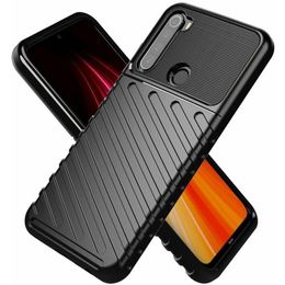 MARKENLOS Cofi1453® Hybrid Armor Etui SchutzHülle Thunder Case Bumper Cover Handyhülle Matt Hülle Robust Rutschfest kompatibel mit Huawei P30 Pro