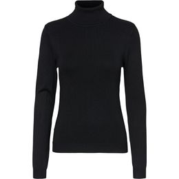 Véro Moda VERO MODA® Pullover, Rollkragen, uni, für Damen, schwarz, XS