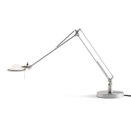 Luceplan Berenice D15 N LED Tischleuchte mit Tischfuß Ø 15 cm und Glasreflektor, 1D120=00N020+1D120/4/1503, D12 EL