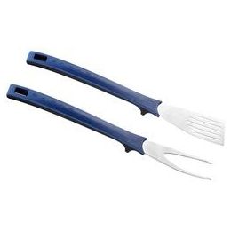 Cadac Nylon Grillwerkzeug - Wender + Gabel - Edelstahl - magnetische Griffe