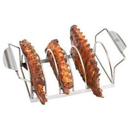 Gefu Spare Rib Halter - f√or 6 Portionen - F√or Grill & Backofen - Edelstahl, sp√olmaschinenfest