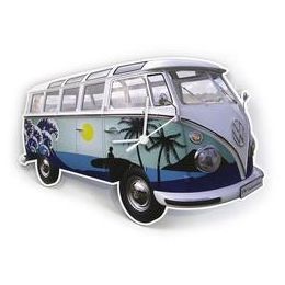 VW Collection by BRISA Wanduhr VW T1 Bulli "SURF BULLI" - 28x18x2,5cm - MADE IN GERMANY