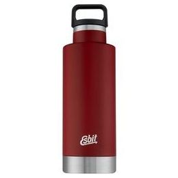 Esbit SCULPTOR Edelstahl Isolierflasche "Standard Mouth", 750ML, burgundy red