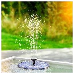 MARELIDA Solar Font√§ne - Wasserspiel - Sonnenenergie - Spr√ohh√∂he 28-50cm - D: 16cm - Garten