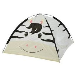 MARELIDA Spielzelt Zebra MARTY - Igluzelt f√or Kinder - Polyester - L: 1,20m - H: 80cm - wei√ü, schwarz