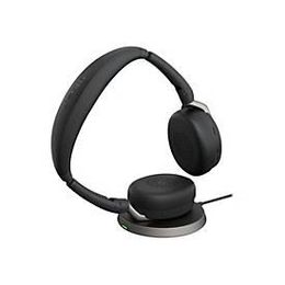 Jabra Evolve2 65 Flex UC Stereo - Headset - On-Ear - Bluetooth - kabellos - aktive Rauschunterdrückung