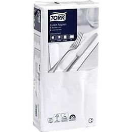 Tork® Servietten Soft Advanced 477149, 2-lagig, 1/4 Falz, geprägt, L 330 x B 330 mm, FSC®-Papier, weiß, 10 x 200 Stück