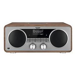 TechniSat DigitRadio 602 - Audiosystem - 70 Watt (Gesamt) - Silber, Nußbaum