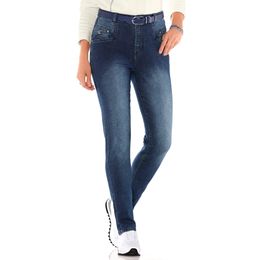 Bequeme Jeans Casual Looks Gr. 25, Kurzgrößen, blau (dark blue) Damen Jeans