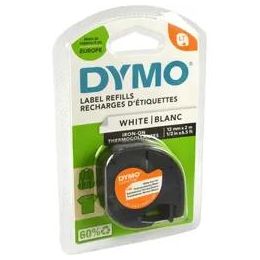 Dymo Originalband 18769 schwarz auf klar 12mm x 2m Aufbügelband