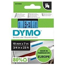 Dymo D1 Schriftband 45806 19 mm x 7 m Schwarz, Blau