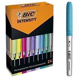 BIC Permanentmarker Intensity Farbig Sortiert 24 Stück