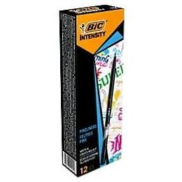 BIC Intensity Fineliner 0.8 mm Schwarz 12 Stück