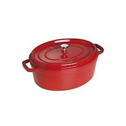 Staub La Cocotte 29cm oval, Kirsch-rot, Gusseisen