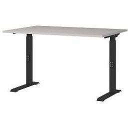 Germania GW-Mailand Höhenverstellbar Schreibtisch C-Fuß 1.200 (B) x 800 (T) x 910 (H) mm Metall, Spanplatte