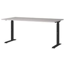 Germania GW-Mailand Höhenverstellbar Schreibtisch C-Fuß 1.600 (B) x 800 (T) x 910 (H) mm Metall, Spanplatte