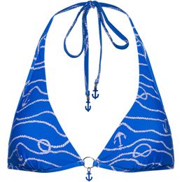 Seafolly Set Sail Bikini Oberteil Damen blau 38