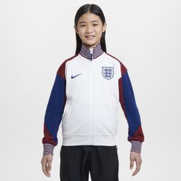 England Academy Pro Home Nike Dri-FIT Fußballjacke (ältere Kinder) - Weiß