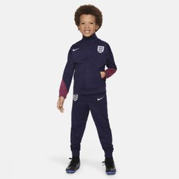 Nike England Strike Dri-FIT-Fußball-Trainingsanzug aus Strickmaterial für jüngere Kinder - Lila