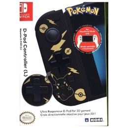 HORI Nintendo Switch D-Pad Controller, Pokémon Pikachu, Black & Golden Edition