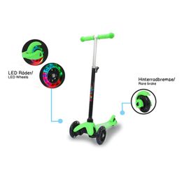 Jamara KickLight Scooter grün