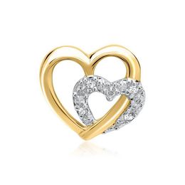 UNIQUE Kettenanhänger Diamantanhänger 585er Gold DP0115